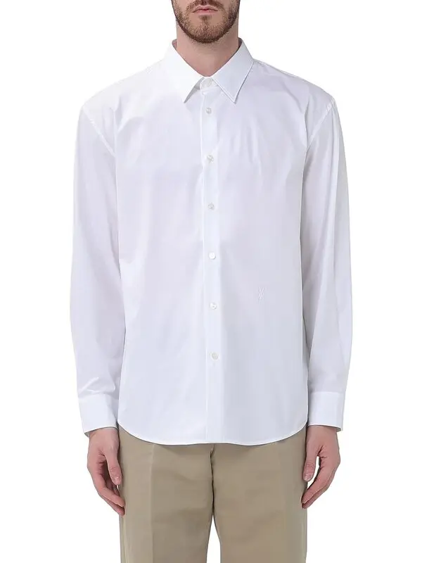 Saint Laurent Classic Cotton Poplin Shirt - White