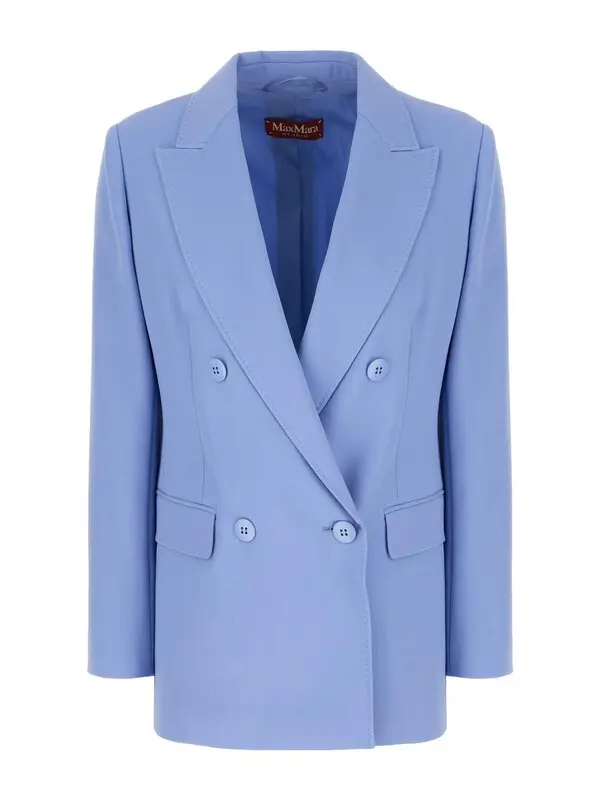 Max Mara Structured Double-breasted Blazer - Multicolor
