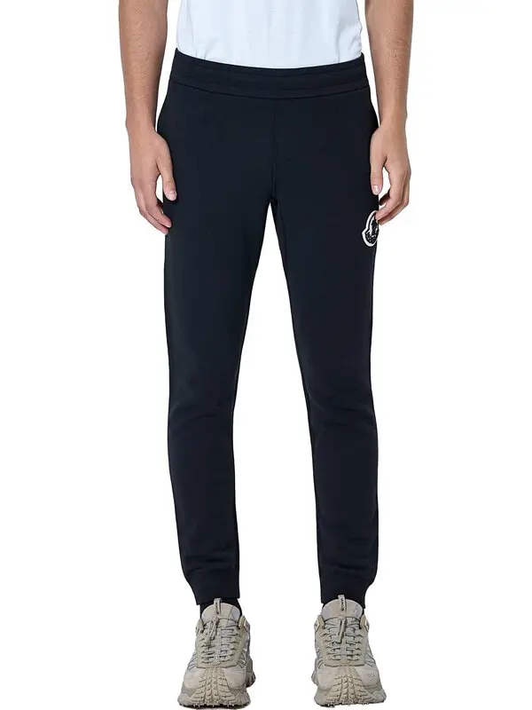Moncler Logo Patch Joggers - Black