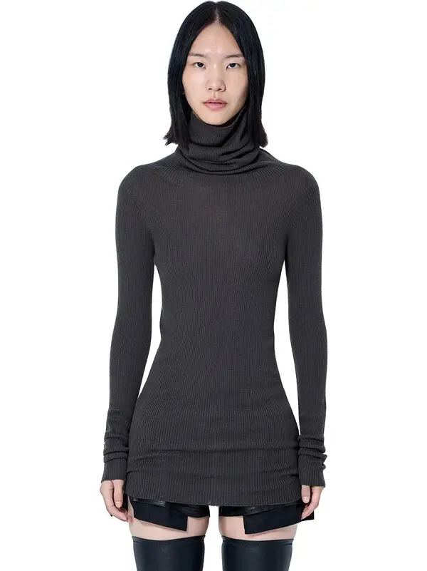Rick Owens Ls Tube Top - Gray