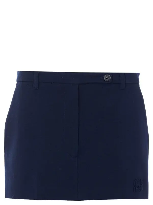 Miu Miu Mini Skirt - Blue