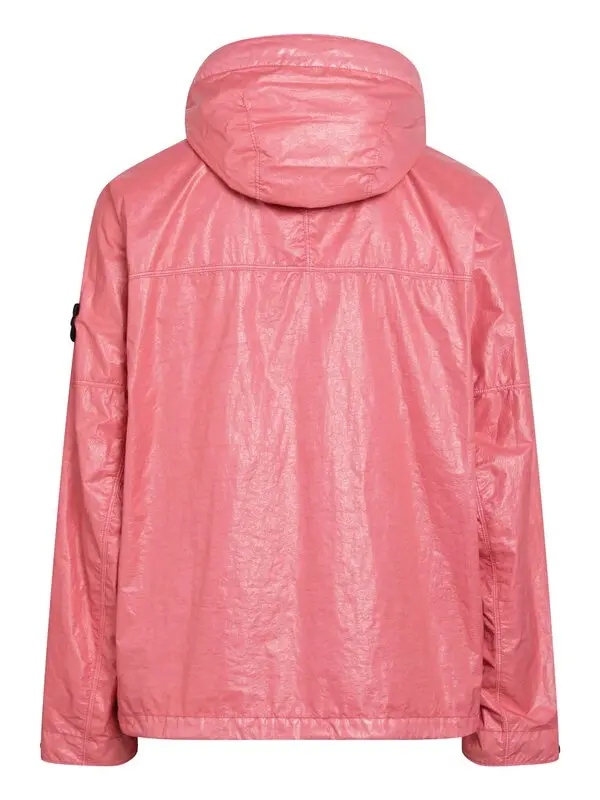 Stone Island Glossy Nylon Jacket - Pink