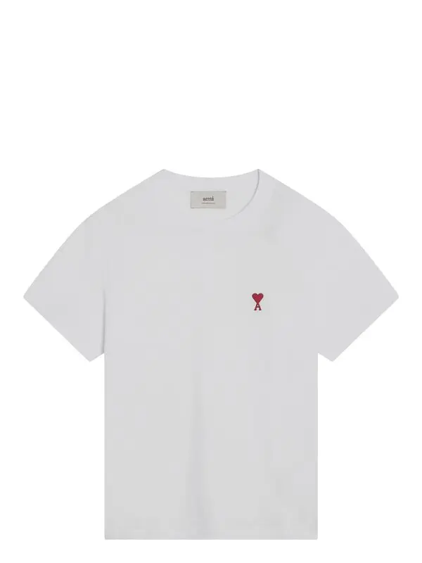 AMI Paris De Coeur T-shirt - White