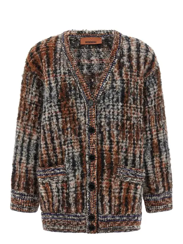 Missoni Bouclé Wool Cardigan - Multicolor