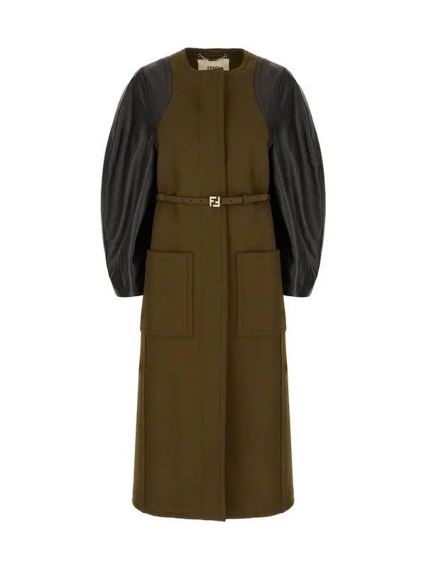 Fendi Clothing Coats - Multicolor