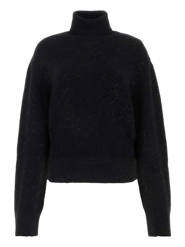 Blumarine Alpaca Blend Sweater - Black