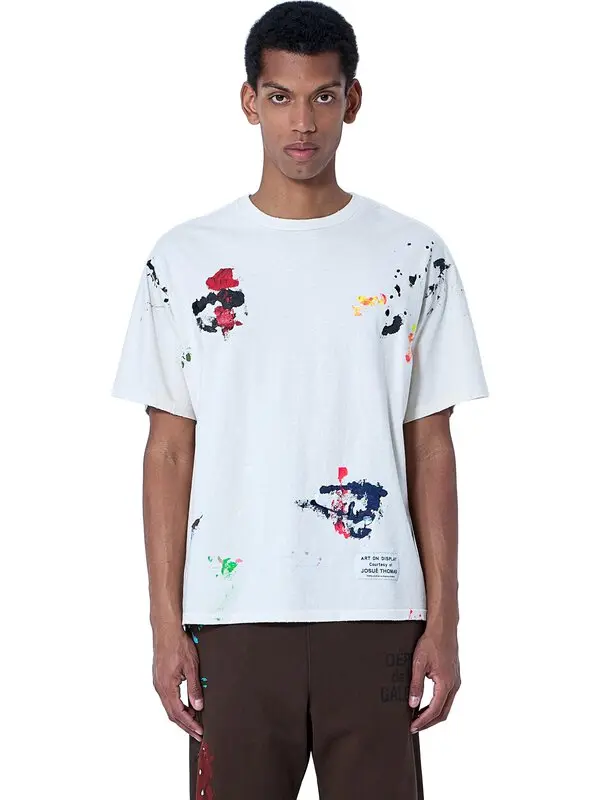 GALLERY DEPT. Abstract Print Cotton T-shirt - Multicolor
