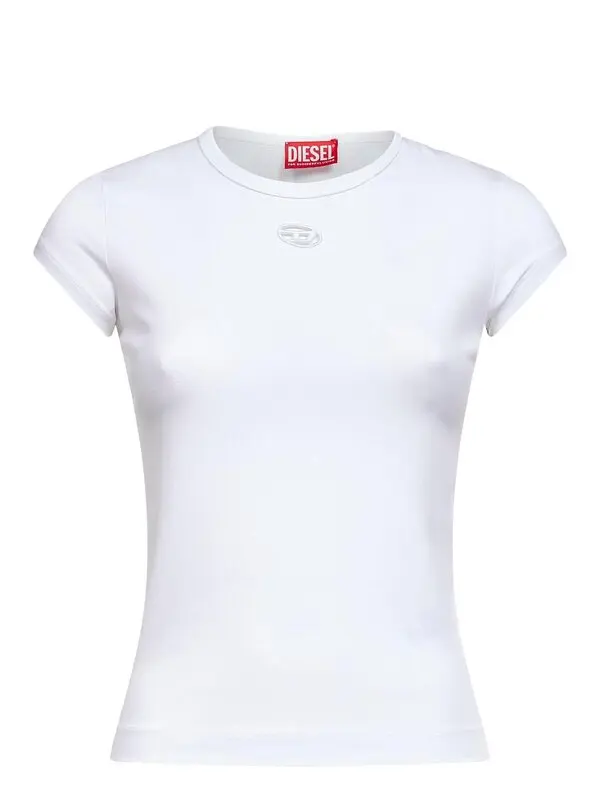 DIESEL® Logo Stretch Jersey T-shirt - Multicolor
