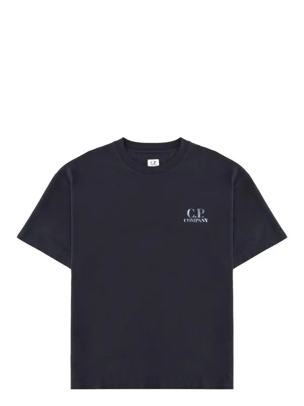 C.P. COMPANY T-shirt With Logo And Print - Blue
