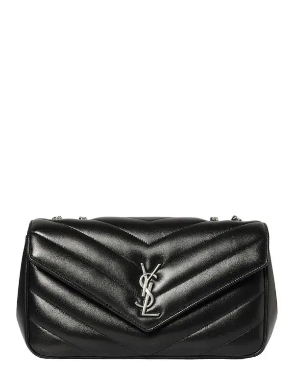 Saint Laurent Leather Tote Bag - Black