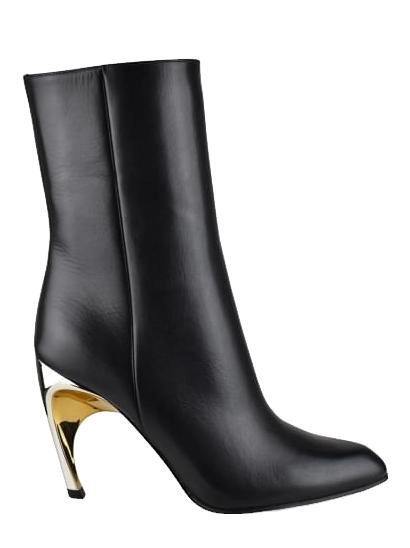 Alexander McQueen Armadillo Boots - Black