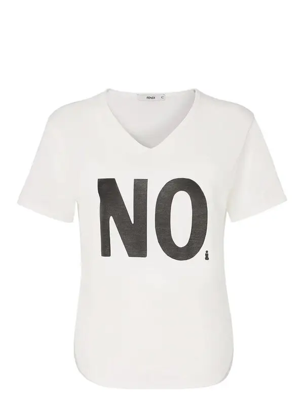 Fendi Cotton Graphic T-shirt - Multicolor