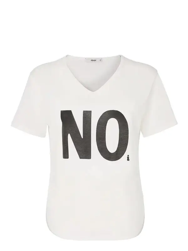 Fendi Cotton Graphic T-shirt - Multicolor