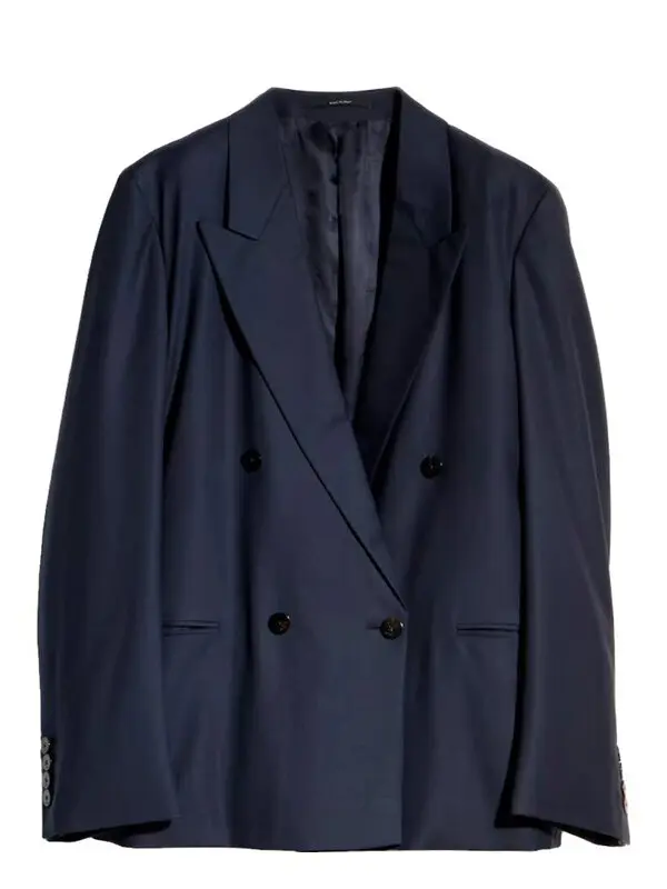 Gucci Wool Double Breasted Blazer - Multicolor