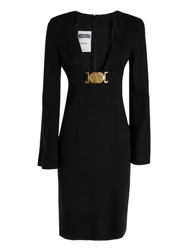 Moschino Long Sleeve Dress - Multicolor