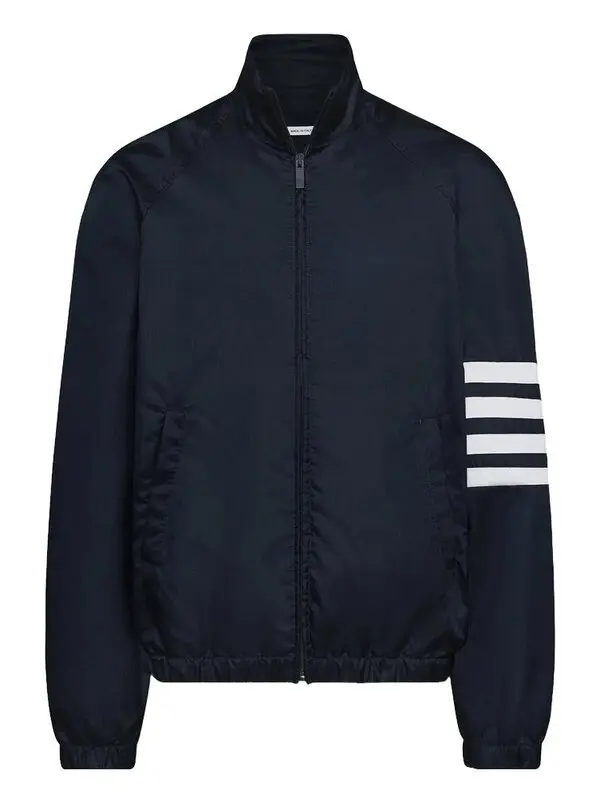 Thom Browne Windbreaker Jacket - Blue