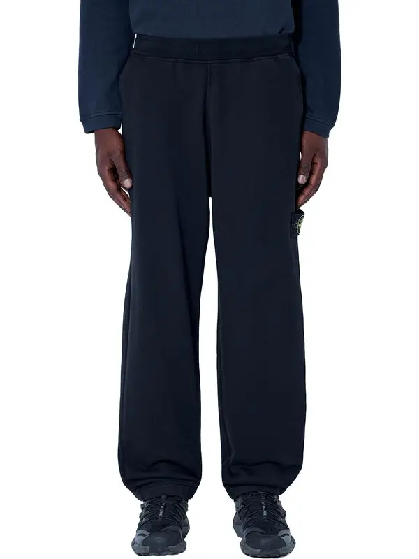 Stone Island Elasticated Track Pants - Black