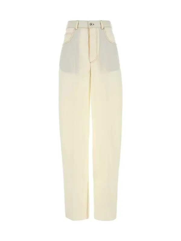 Bottega Veneta Wool Pant - White