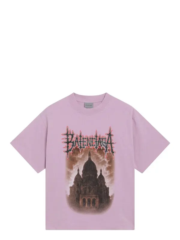 Balenciaga Cotton T-shirt - Pink