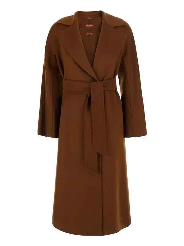 Max Mara Wool Blend Overcoat - Brown