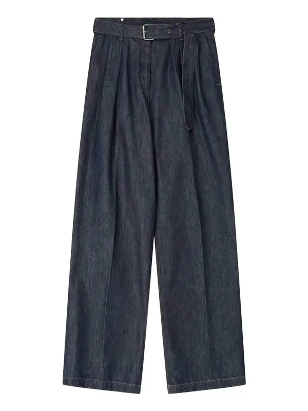Dries Van Noten Belted Jeans - Blue