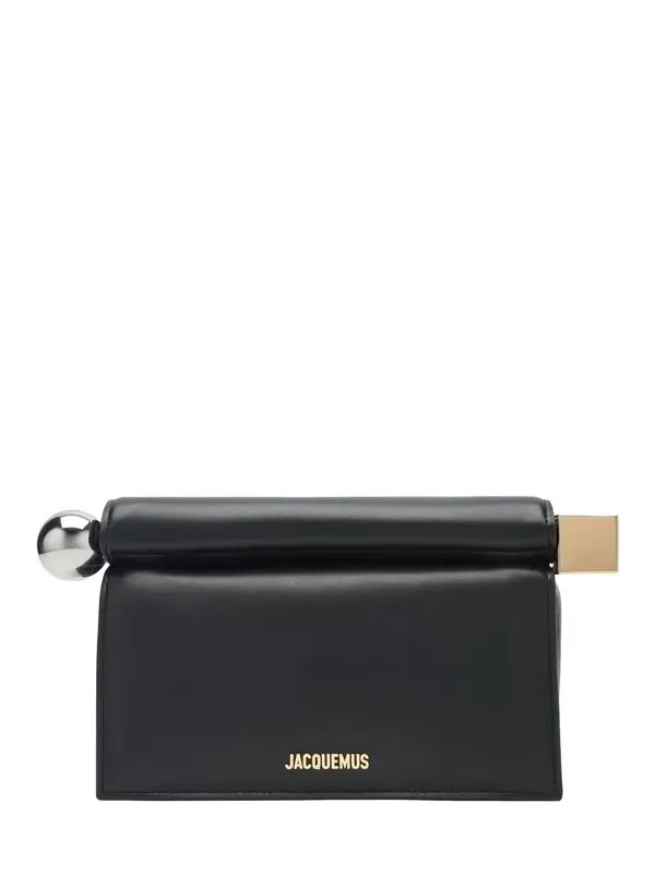 Jacquemus Rond Carre Pouch - Black