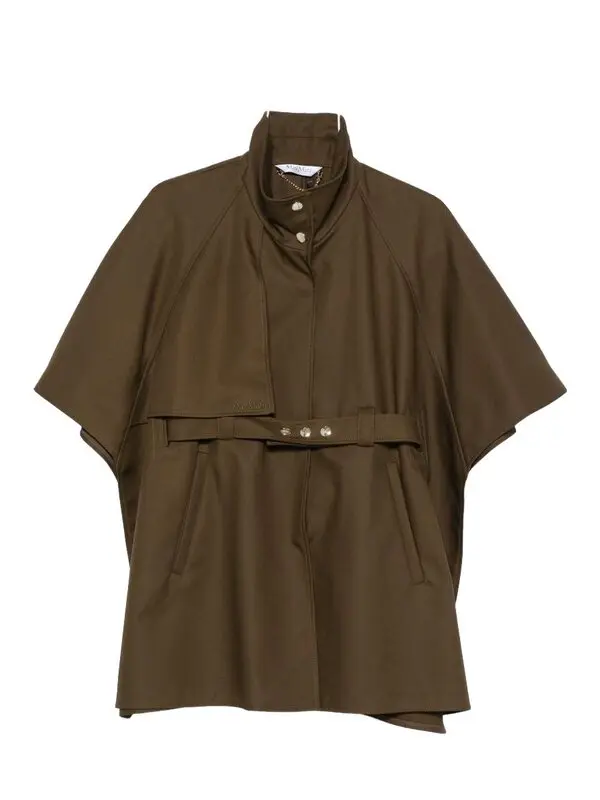 Max Mara Cotton Cape - Multicolor
