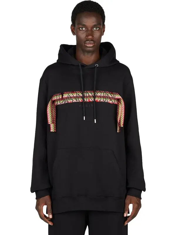 LANVIN Curblace Hooded Sweatshirt - Black