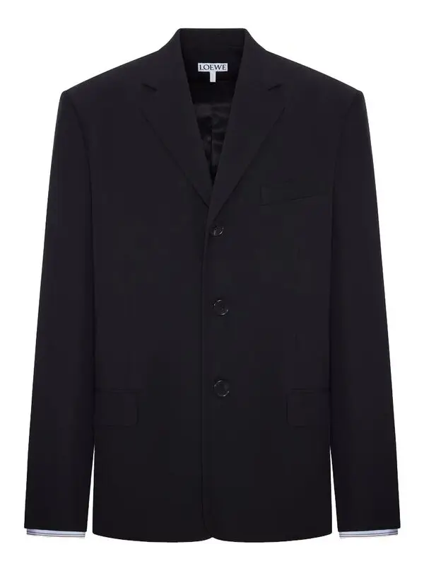 Loewe Sartorial Wool Jacket - Black