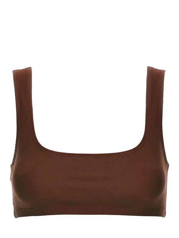 Andamane Hollywood Lycra Top - Brown