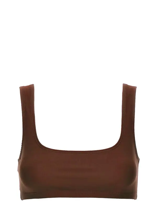 Andamane Hollywood Lycra Top - Brown