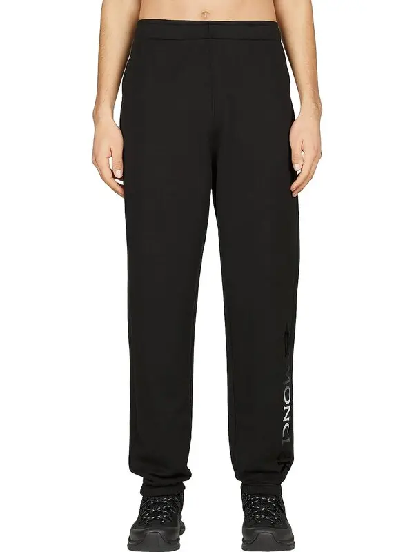 Moncler Logo Print Track Pants - Black