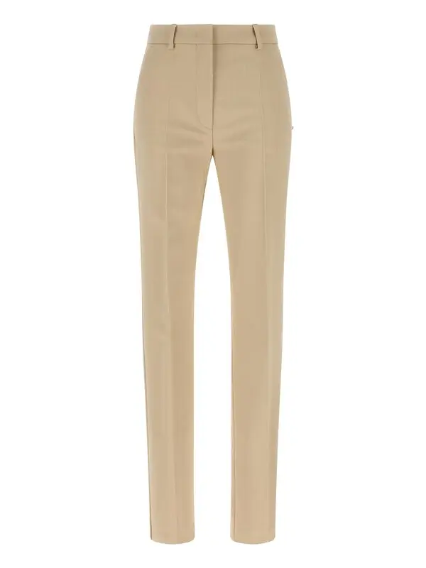 Sportmax Fetta Cigarette Trousers - Cream