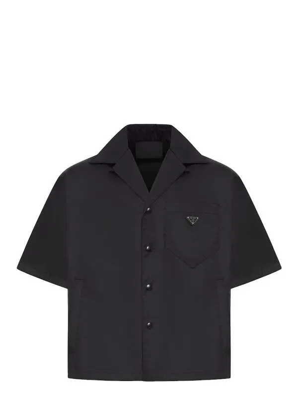 Prada Short-sleeved Re-nylon Shirt - Black