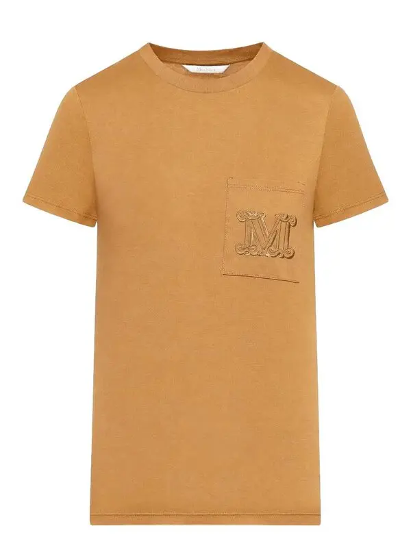 Max Mara Cotton Jersey T-shirt - Brown