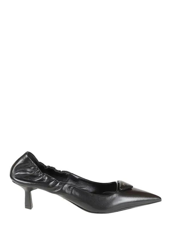 Prada Leather Decollet - Black