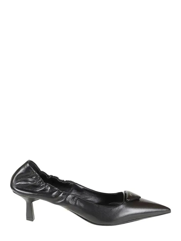 Prada Leather Decollet - Black