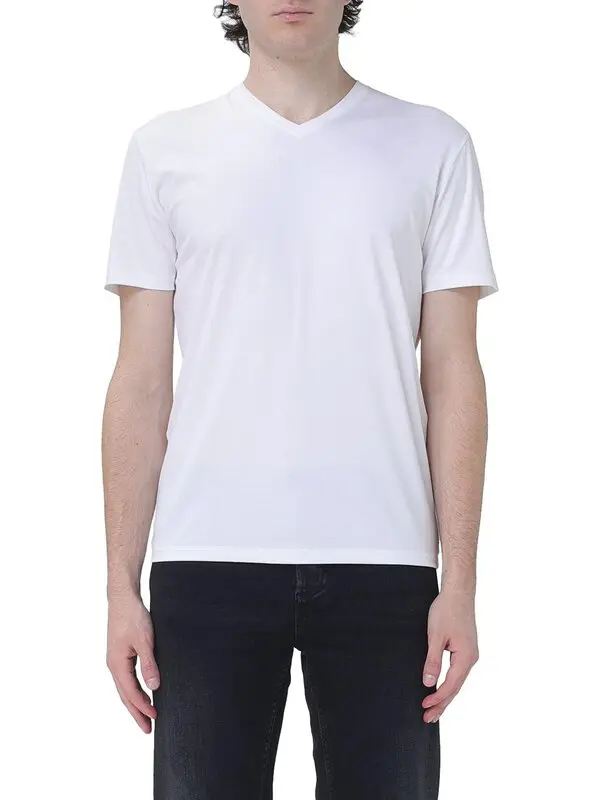 Gucci Slim-fit Cotton V-neck T-shirt - White