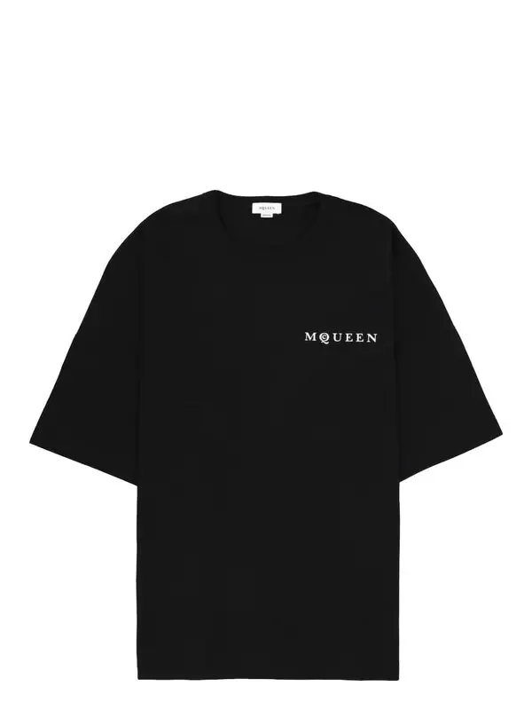 Alexander McQueen T-shirt With Logo - Black