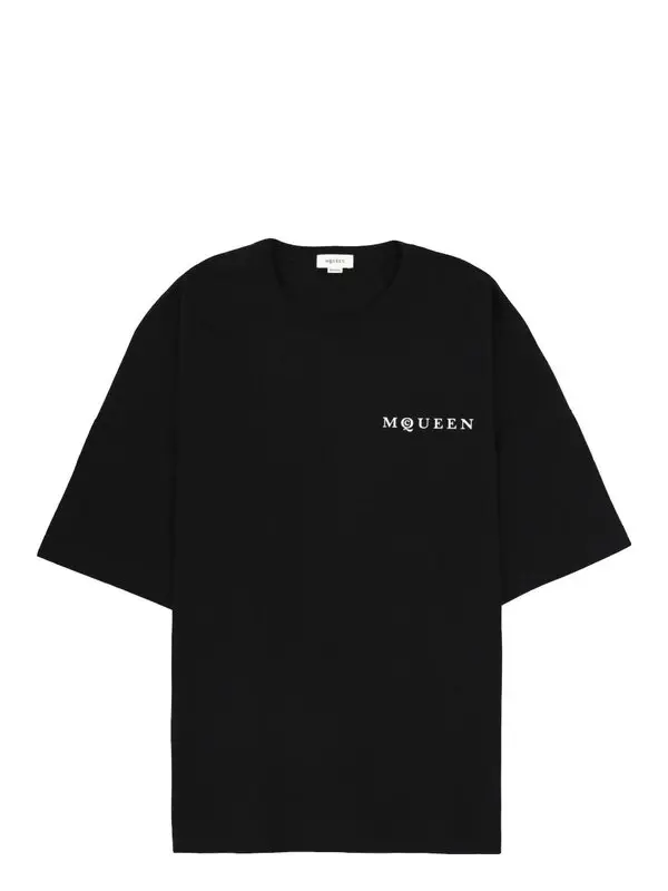 Alexander McQueen T-shirt With Logo - Black
