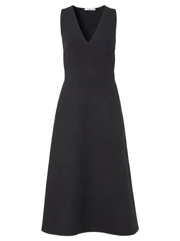 Fendi Silk Wool Dress - Multicolor
