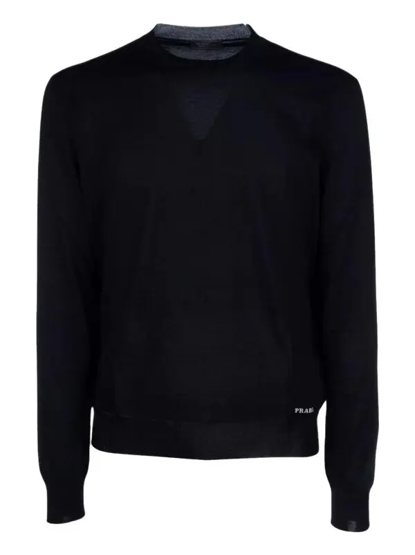 Prada Silk Pullover - Black