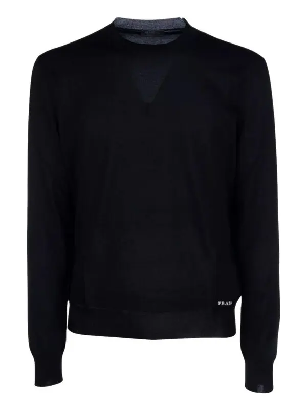 Prada Silk Pullover - Black