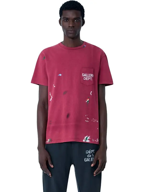 GALLERY DEPT. Logo Motif T-shirt - Red