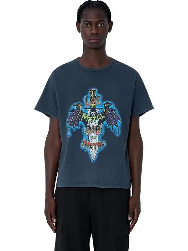 GALLERY DEPT. Logo Motif T-shirt - Black