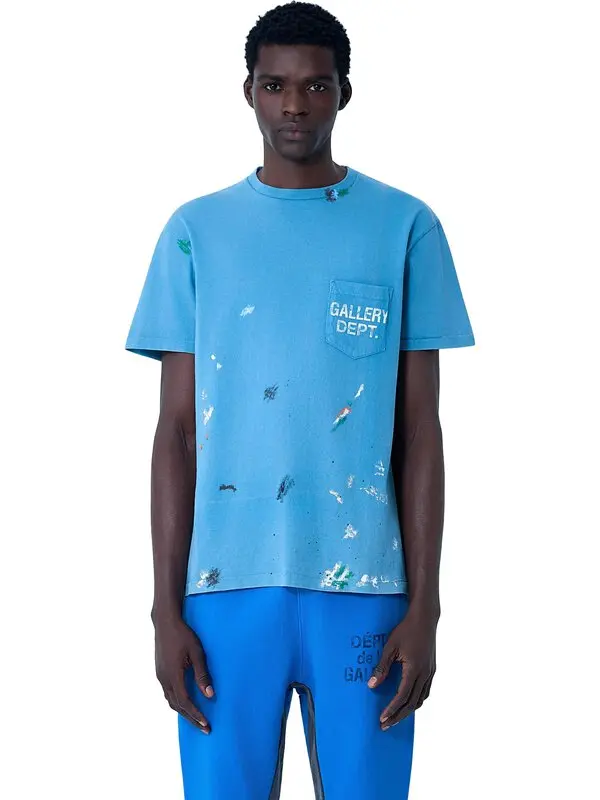 GALLERY DEPT. Logo Motif T-shirt - Blue