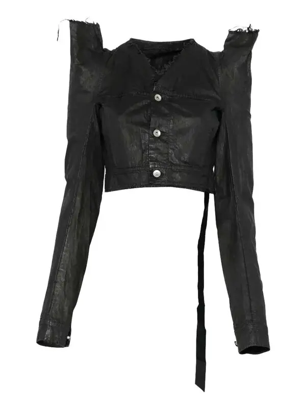 Rick Owens Fringed Jacket - Black