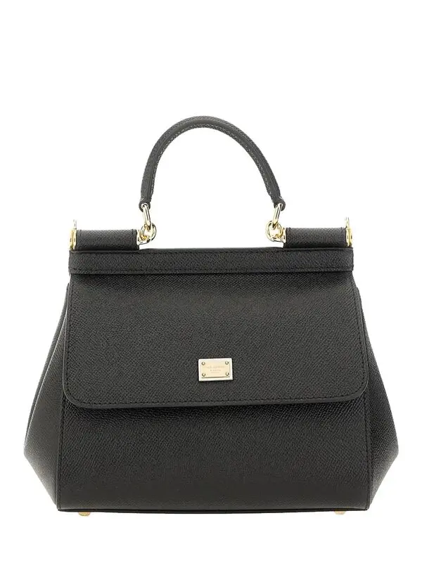 Dolce & Gabbana Medium Sicily Handbag - Black