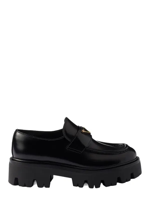 Prada Leather Loafers - Multicolor