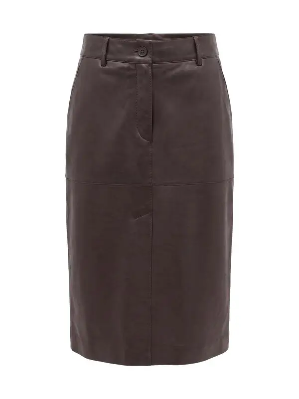 P.a.r.o.s.h Leather Skirt - Multicolor